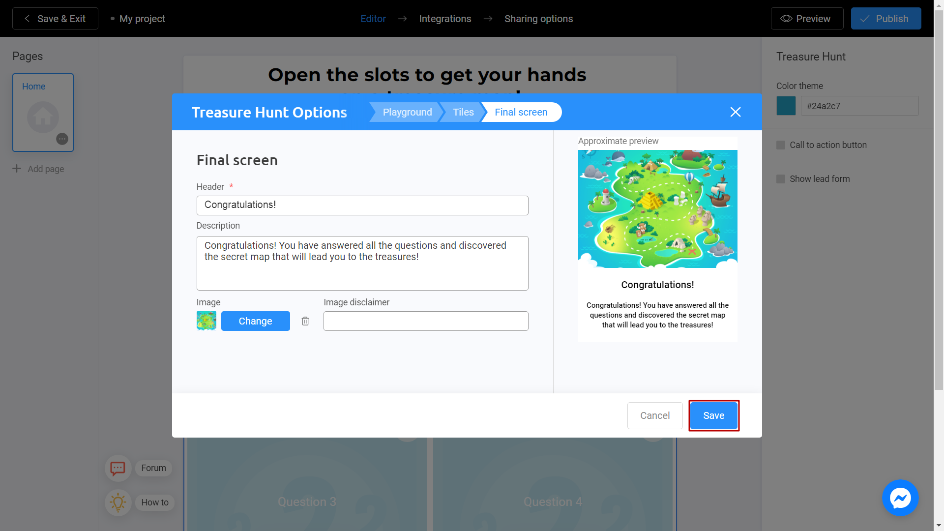 How to Create a Treasure Hunt Game - Interacty Help Center